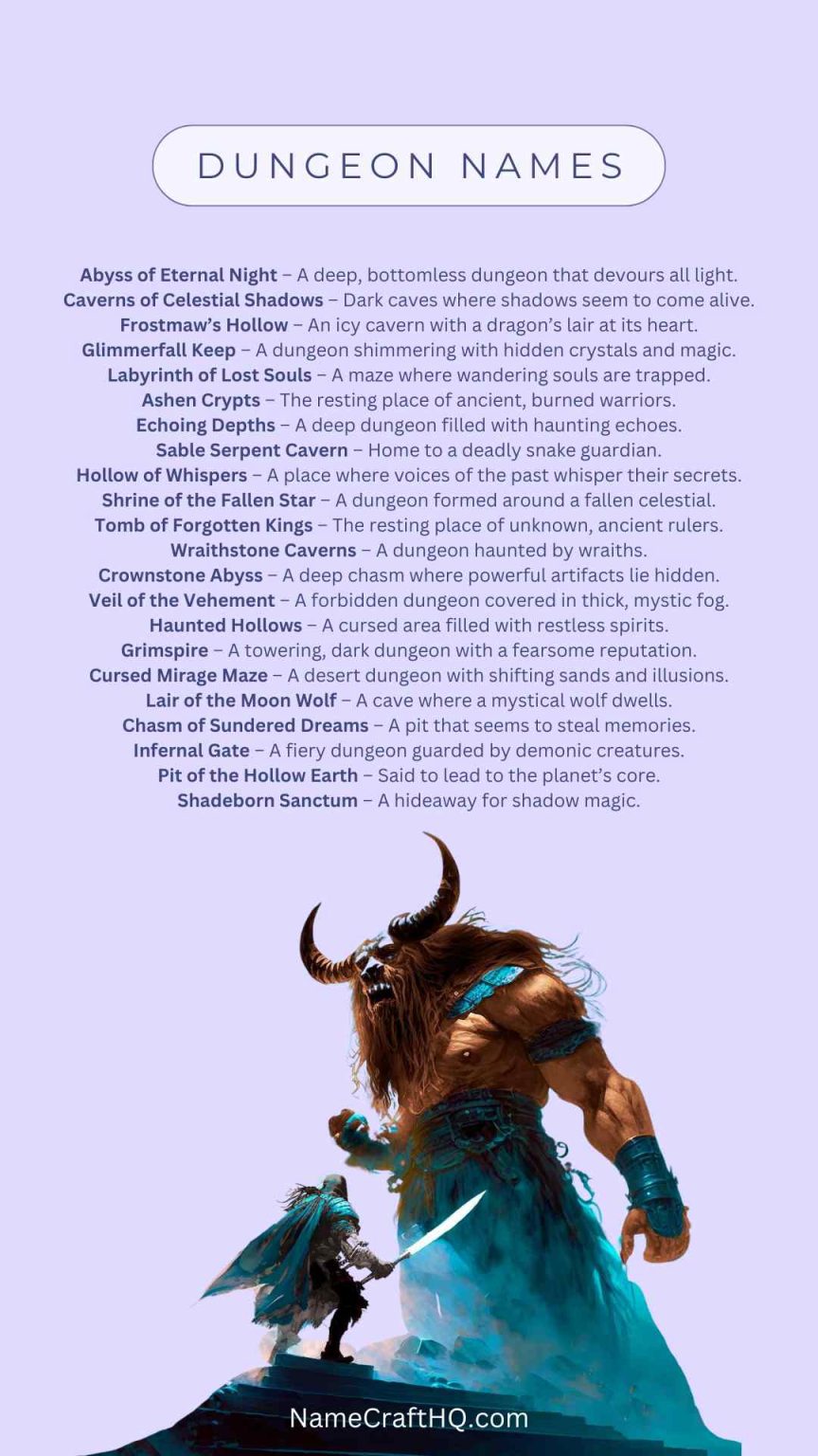 Dungeon Names: Ominous Dungeon Name Ideas & Generator