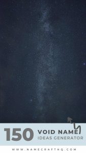 Void Names: Enigmatic Void Name Ideas & Generator