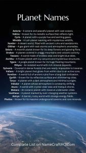 Planet Names: 250 Celestial Planet Name Ideas & Generator