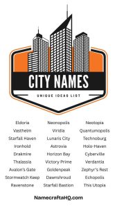 City Names: 280 Majestic City Name Ideas & Generator
