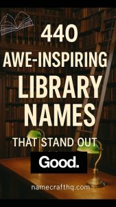 440 Inspiring Library Names: Library Name Ideas & Generator