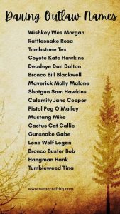 240 Legendary Outlaw Names to Define Your Western Persona