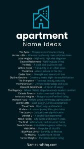 280 Apartment Complex Names To Transform Your Property