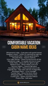 350 Unique Cabin Names: Cozy Retreat Names & Generator