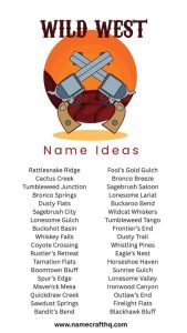 420 Captivating Wild West Town Names: Name Ideas for Fiction