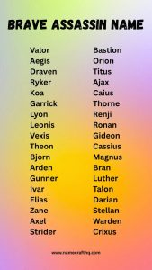 350 Deadly Assassin Names for Games & Fantasy Novel