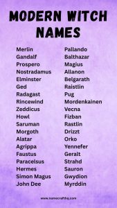 400 Spellbinding Witch, Wizard Names for Magical Characters