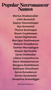 440 Best Necromancer Names to Inspire Your Dark Fantasy Tale