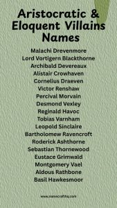 510 Villain Names For Fiction That Simply Sound Intimidating