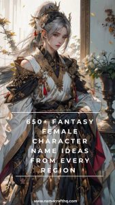 650+ Fantasy Female Character Name Ideas from Every Region