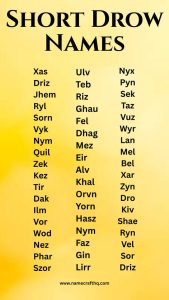 350 Powerful Drow Names for Your Next D&D Campaign