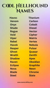225 Ferocious Hellhound Name Ideas For Your Dark Character