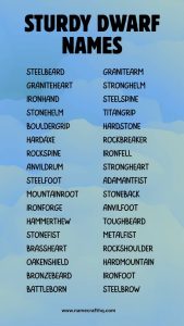 500 Unique Dwarf Names for Your Next D&D Campaign