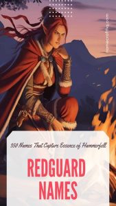 350 Redguard Names That Capture the Essence of Hammerfell