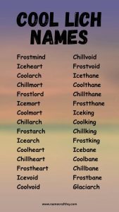 300 Best Lich Names for Dungeons & Dragons Campaign