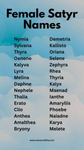 240 Wild Satyr Names for Light Hearted Tales - Name Craft HQ