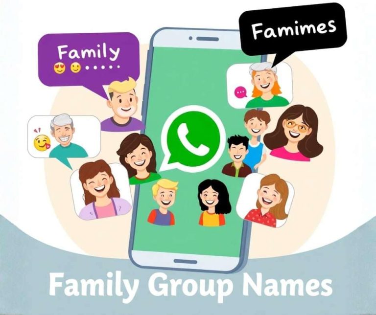 400 Clever WhatsApp Family Group Names That's Just WOW!